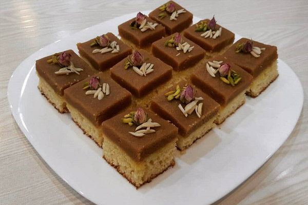 طرز تهیه کیک حلوا